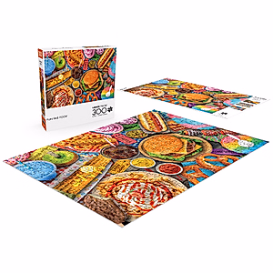 Buffalo Games - LARS - Fun Fair Food - 300 Piece Jigsaw Puzzle for Adults -Challenging Puzzle Perfect for Game Nights - Finished Size is 21.25 x 15.00