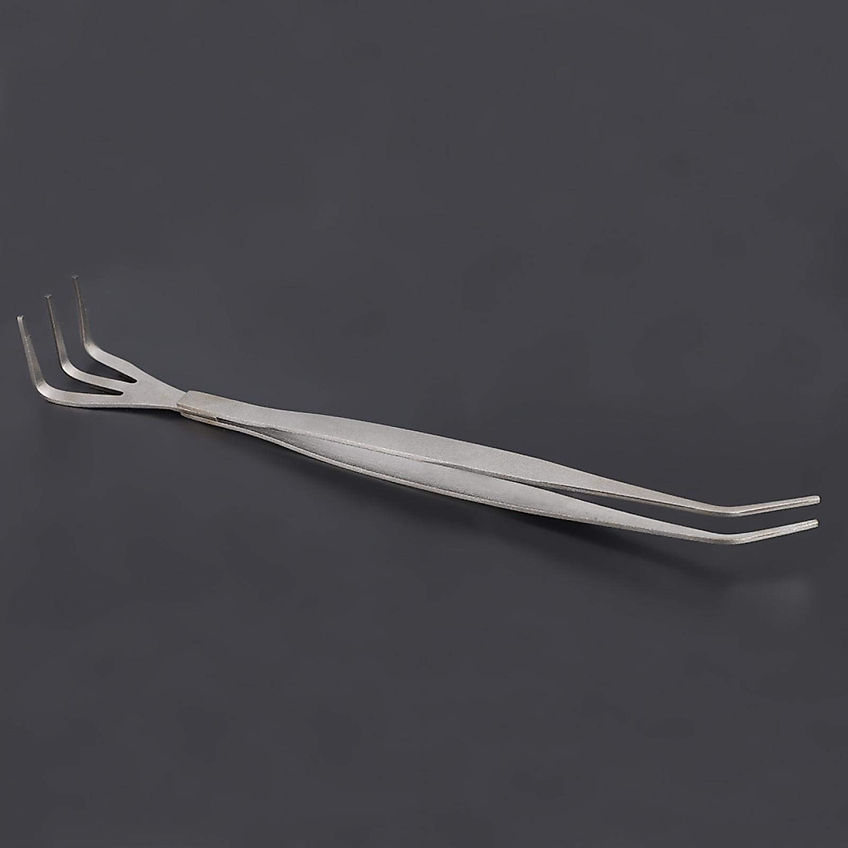 KIKYO Bonsai Root Rake + Tweezers, 2 in 1 Stainless Steel Bonsai & Gardening Tool Soil Bonsai Tree for Outdoor, default, Defult