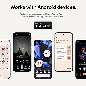 Google Pixel Watch 2 (Previous Model) with the Best of Fitbit - Heart Rate Tracking, Stress Management, Safety Features - Android Smartwatch - Matte Black Aluminum Case - Obsidian Active Band - LTE