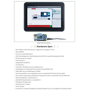 NanoPi Fire3-LTS Open Source S5P6818 1.4GHz DDR3 1GB RAM Single Board Computer Onboard Gigabit Ethernet USB 2.0 HDMI Debug 40pinGPIO Port for AI Development Support Android Debian UbuntuCore+Qt