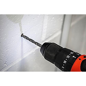 Sealey AK5708 Tungsten Carbide Tipped Masonry Drill Bit Set 8pc, Black