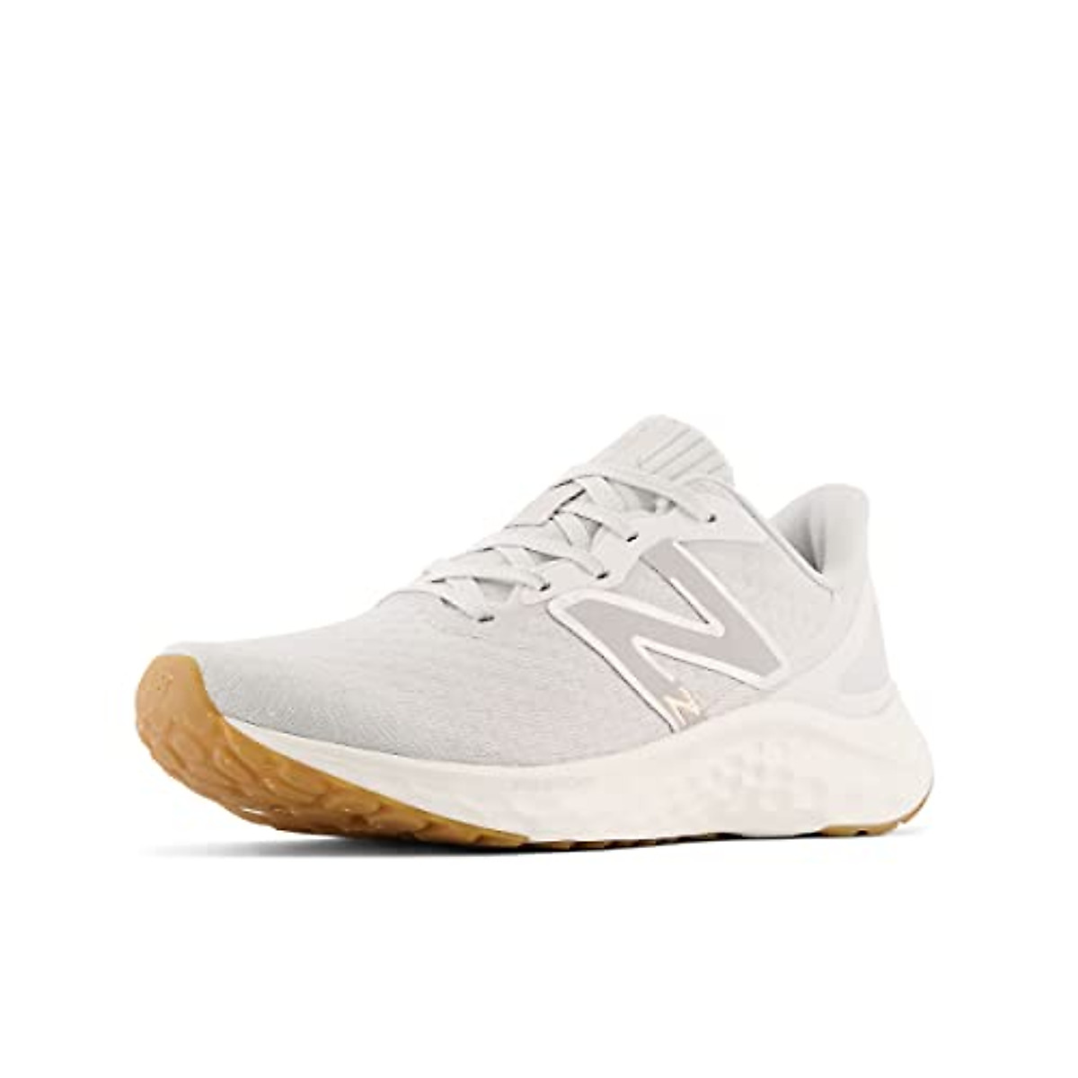 New Balance Women's Fresh Foam Arishi V4 Running Shoe, Summer Fog/Nimbus Cloud/Light Gold Metallic, 8.5
