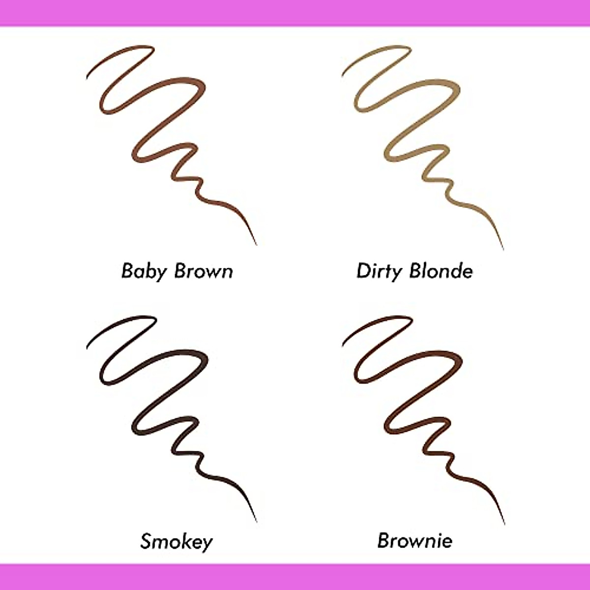 Lime Crime Bushy Brow Pen, Smokey (Black Brown) - Thin Precision Eyebrow Pencils Define, Shape, Build, Fill In & Flick Up - Eyebrow Filler for Natural Looking Brows - Vegan & Cruelty-Free…