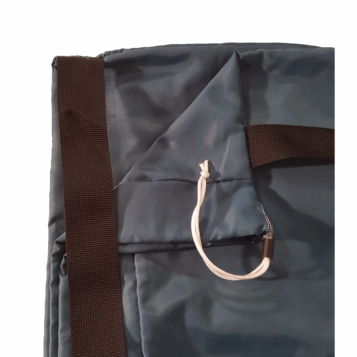 Owen Sewn Heavy Duty 40inx50in Nylon Laundry Bag with Strap - Navy Blue