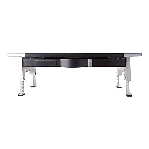 Fellowes 8031101 Monitor Riser,Adjustable,19-7/8-Inch x14-1/16-Inch x4-Inch -6-1/2-Inch ,BK/SR