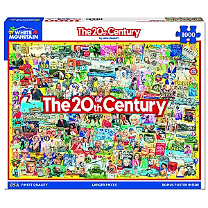 White Mountain Puzzles 20th Century, 1000 Piece Jigsaw Puzzle