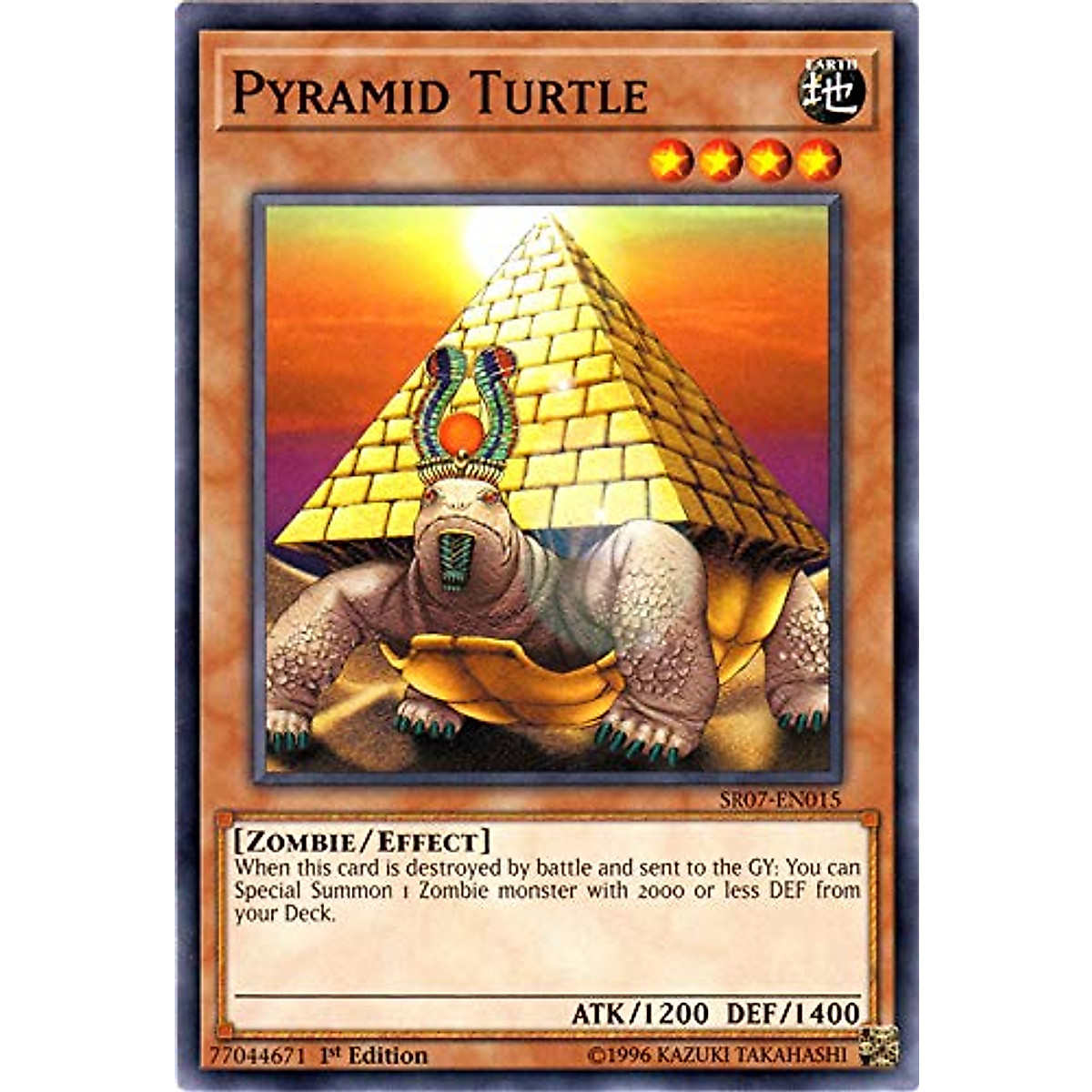 Yu-Gi-Oh! - Pyramid Turtle - SR07-EN015 - Common - 1st Edition - Structure Deck: Zombie Horde