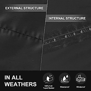 mosingle Men's Rain Pants Lightweight Waterproof Pants Windproof Outdoor Pants for Golf Hiking Fishing Motorcycle Cycling#1088-Black-XL