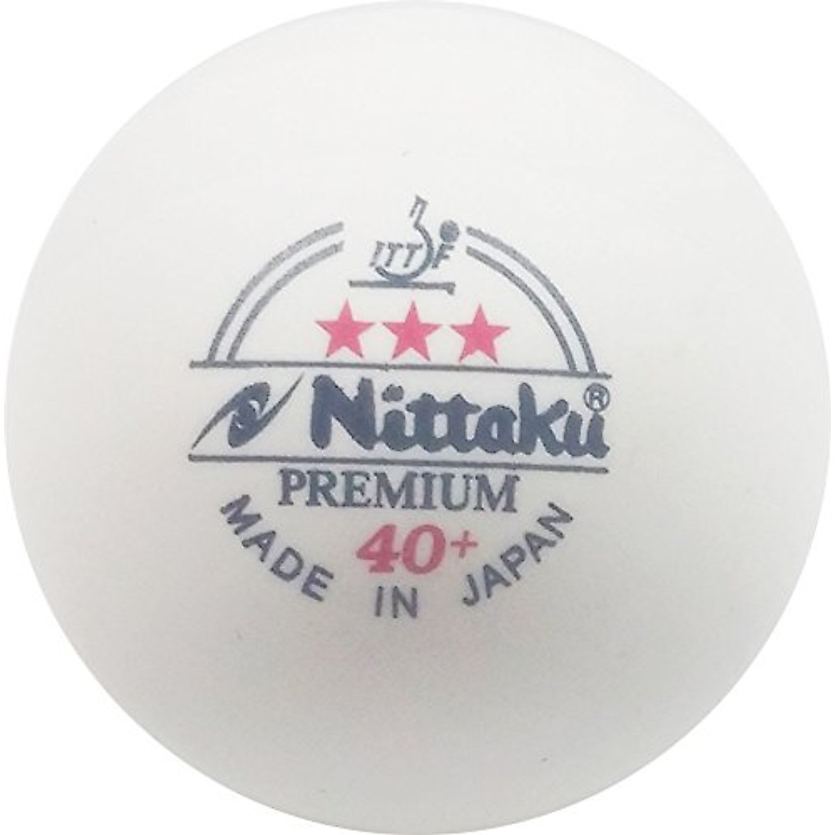 Nittaku 3-stars Premium 40+ Table Tennis Ball (Pack of 6)