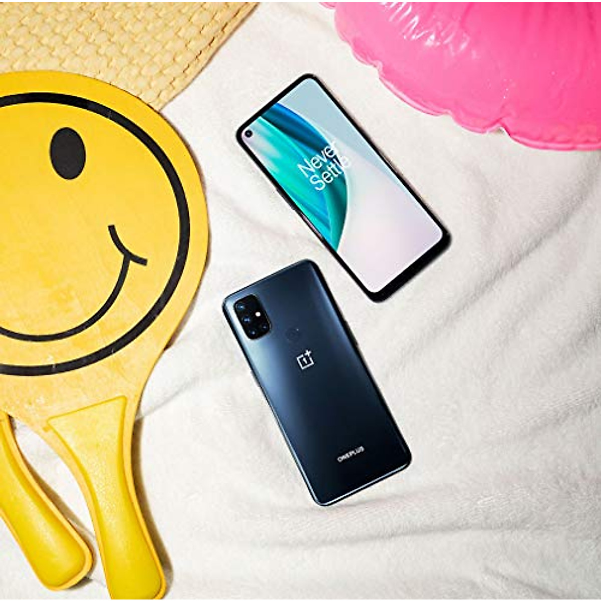 Unlocked OnePlus Nord N10 5G - 128GB - Midnight Ice - BE2026 (Renewed)