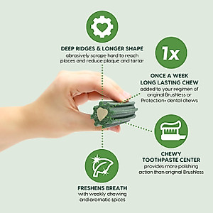 ARK NATURALS Extreme Clean Brushless Toothpaste – Small Breeds, 12oz Bag – Long-Lasting Dog Dental Chew with Toothpaste Center – Freshen Breath, Reduce Plaque & Tartar with Dental Chews for Dogs