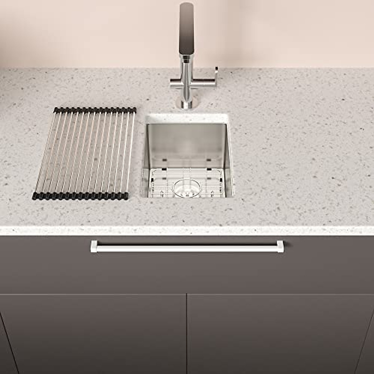 10" Bar Prep Kitchen Sink - Mocoloo 10 x 18 Undermount Sink Stainless Steel 16 Gauge Single Bowl Bar Prep Deep Sinks