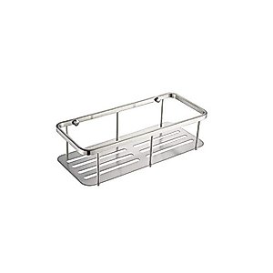 Konhard CS005 Wall Mounted Stainless Steel Bathroom Shower Caddy Rust Proof, Brushed Steel