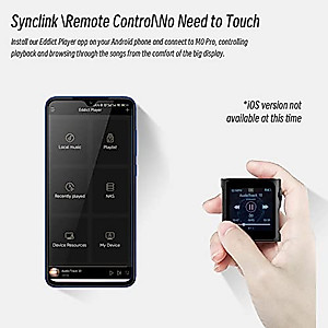 SHANLING M0 Pro MP3 Player,Portable Hi-Res Music Player,2X ES9219C DAC,Two-Way Bluetooth 5.0 LDAC/SBC/AAC,3.5mm/Type-C Jack,Support USB Digital Audio,384kHz /32bit,236mW@32Ω,MTouch OS