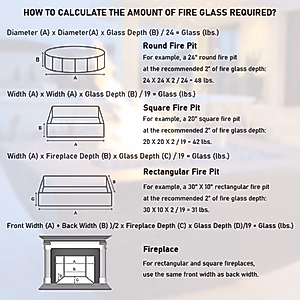 GRISUN 1/2 Inch Caribbean Blue Fire Glass Beads for Fire Pit, 20 Pounds Round Glass Rocks Teal for Natural or Propane Fireplace, Fire Pit Round Glass Safe for Outdoors and Indoors Fire Pit Glass