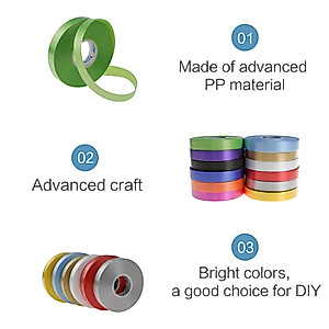 12 Colors Ribbons Ballon Double Face Curling Roll, 30 Yard Trim Embellishments Ribbon for Gift Wrapping Crafts Wedding Birthday DIY Bow Hair Accessories