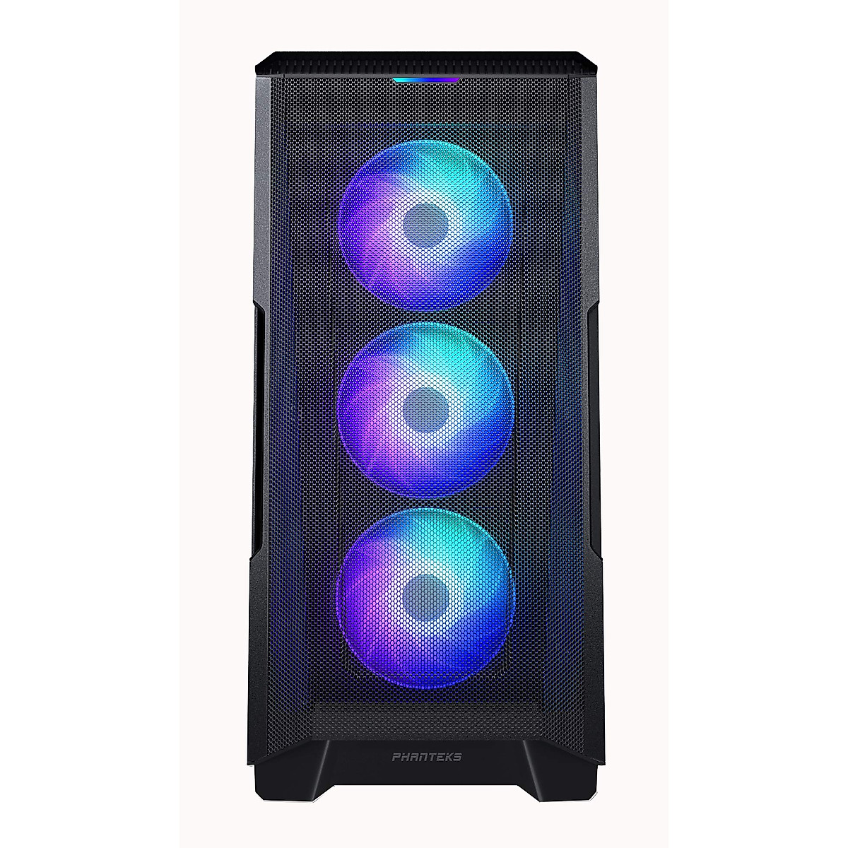 Phanteks (PH-EC500ATG_DBK01) Eclipse P500A high airflow full-metal mesh design, ATX Mid-tower, Digital-RGB Lighting, 140mm D-RGB case fans, Tempered Glass, Dual System capable, Black