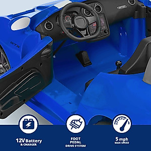 Kid Trax Dodge Viper SRT Convertible Toddler Ride On Toy, Ages 3-7 Years Old, 12 Volt Battery, Max Weight of 130 lbs, Two Seater, Working Lights, Pink