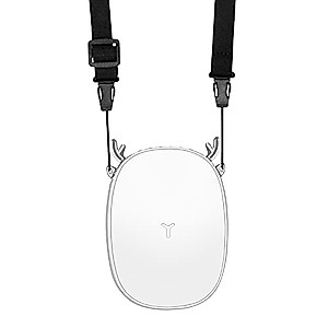 VR-robot Portable Hanging Neck Fan, Hands Free Air Cooler USB Rechargeable Personal Wearable Cooling Neck Fan, Adjustable Lanyard 3 Speed Mini Handheld Fan for Office,Camping,Travel,Outdoor