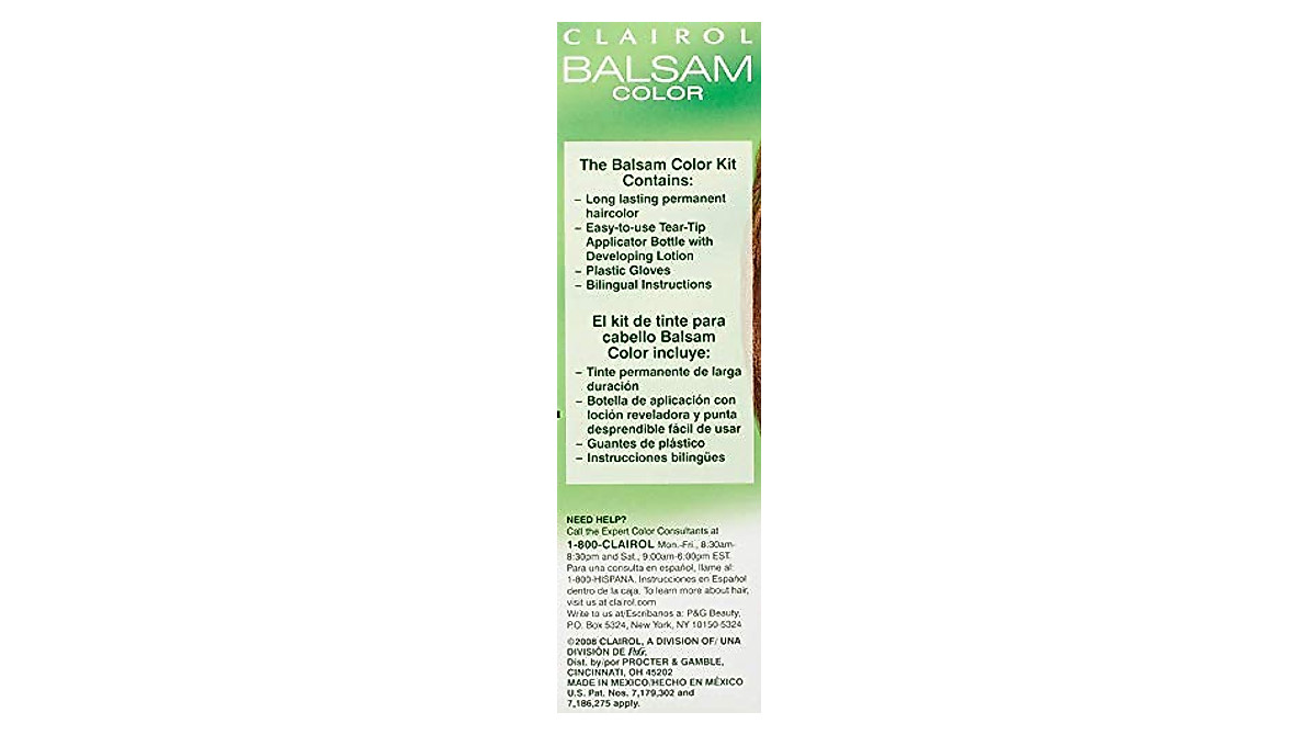 Clairol Balsam Palest Blonde Hair Dye - Long-Lasting Color & Gray Coverage