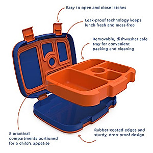 Bentgo 2-in-1 Backpack & Insulated Lunch Bag Set With Kids Prints Lunch Box (Sports)