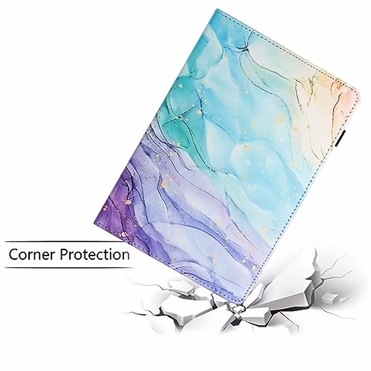 Compatible with/Replacement for Tablet PC Samsung Galaxy Tab A8 10.5 inch 2021 SM-X200/X205/X207 PU Leather Flip Cover Stand Wallet Case XXLZCX (7)