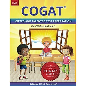 COGAT Test Prep Grade 3 Level 9: Gifted and Talented Test Preparation Book - Practice Test/Workbook for Children in Third Grade