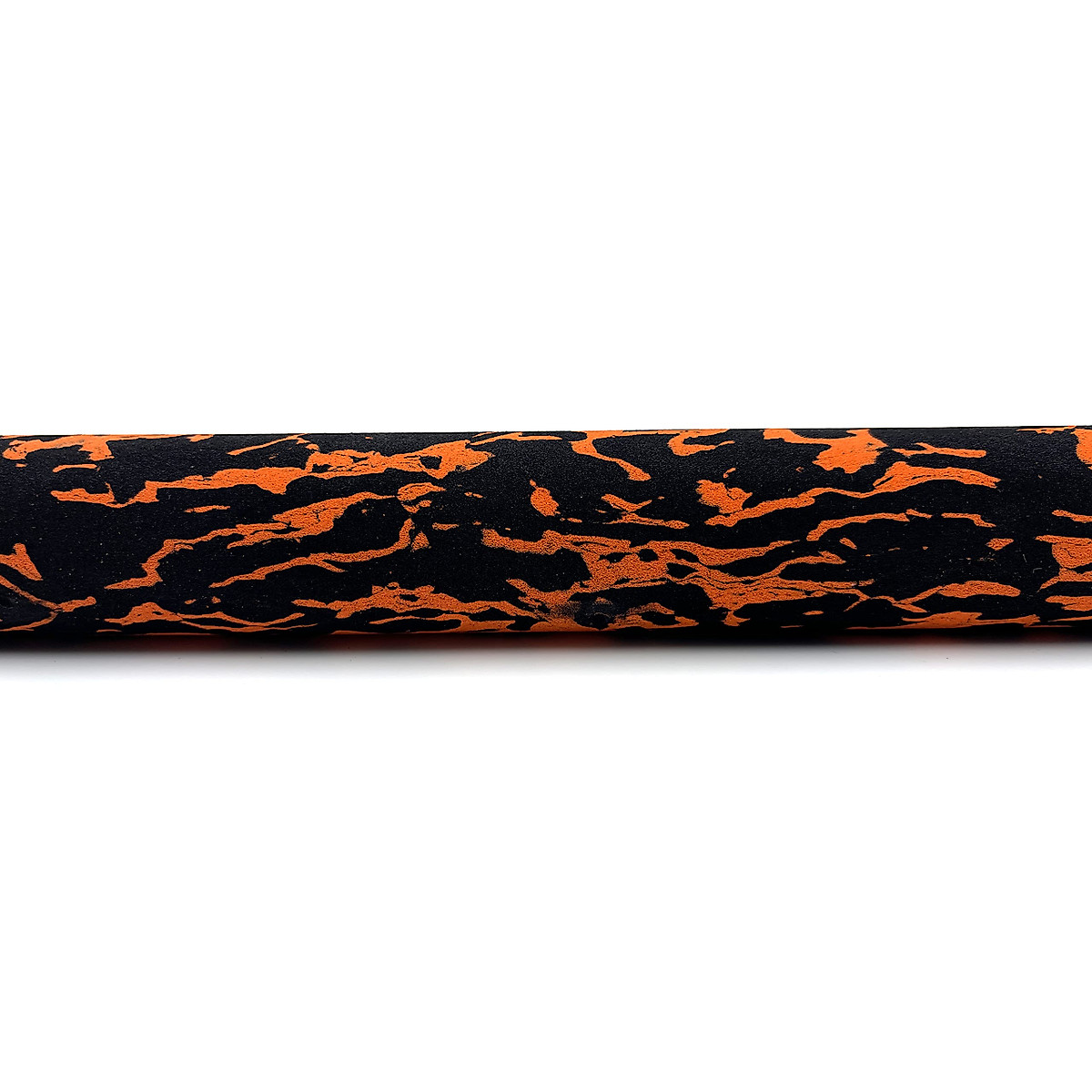 EVA Foam Grips for Fishing Rods (Fire Orange and Black), 17 3/4inch x 1.16inch x .47inch