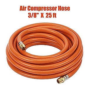 Tool Daily Air Compressor Kit, 3/8 Inch X 25 FT Hose, 18 Pieces Air Tool Accessories, 1/4 Inch Fitting