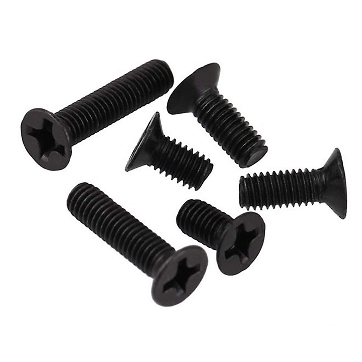 SUNQQA 20/50/100Pcs Laptop Repair Fastener Screws Flat Head Screw Phillips Screws Computer Screws M1 M1.2 M1.4 M1.6 M2 M2.5 M3 M4 (Length : 14mm 20Pcs, Size : M4)
