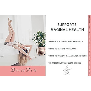 N'More Boric Acid Vaginal Suppositories- 100% Pure - Made in USA- Boricfem Vaginal Health Supplement- 30 Servings (Pack of 1)