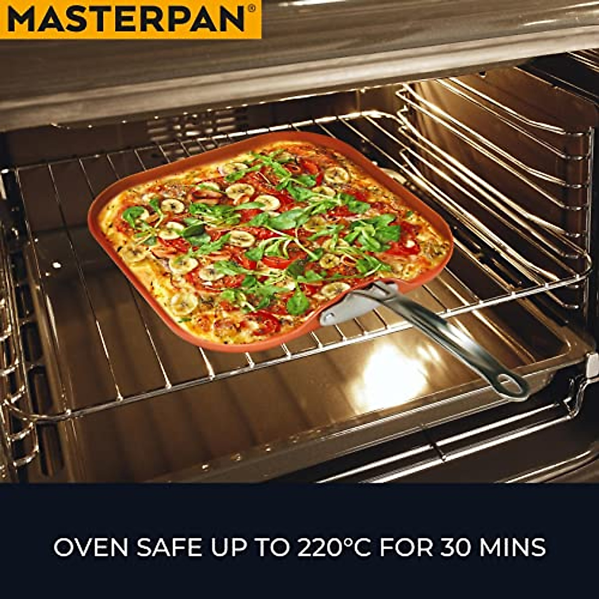 MasterPan Copper tone 11-inch Ceramic Non-stick Griddle pan