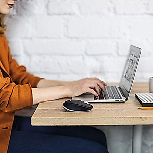Logitech M535 Bluetooth Mouse Compact Wireless Mouse with 10 Month Battery Life Works with Any Bluetooth Enabled Computer, Laptop or Tablet Running Windows, Mac OS, Chrome or Android, Gray - Black