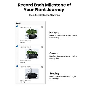 iDOO WiFi 12 Pods Hydroponic Growing System with 6.5L Water Tank, Smart Hydro Indoor Herb Garden Up to 14.5", Plants Germination Kit with Pump System, Fan, Grow Light for Home Kitchen Gardening, Black