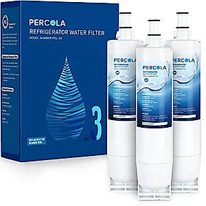 PERCOLA 9085 Water Filter, NSF 42, 53 & 401 Certified Filter Replacement for Kenmore 46-9010, 469010, 9010, 46-9085, 9085, 4609085, 46-90102, 90102, 4690102, 46-9902, 46-9908, 9908 (3 Pack)