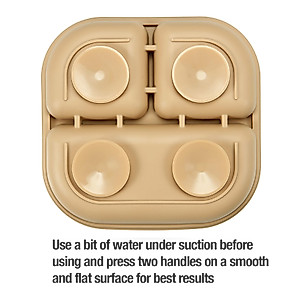 PandaEar Silicone Toddler Plates and Bowls Set| 2 Pack Baby Suction Plates + 2 Pack Baby Suction Bowls and 2 Spoons First Stage