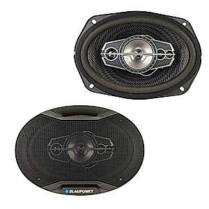 BLAUPUNKT GTX695 6" x 9" 5-Way Coaxial Car Speakers 750 Watts 4 Ohm