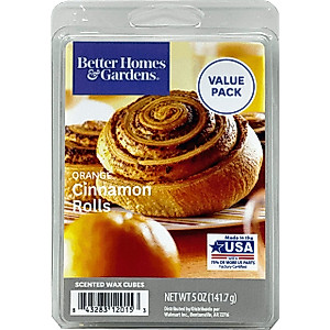 Better Homes and Gardens Orange Cinnamon Rolls Wax Cubes 5oz RP-12015 5oz (141.9g)