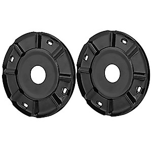 RvSky Garden Supplies 2 Set Universal Lawn Mower Trimmer Head with Trimmer Lines Accessory Garden Tools 26mm Black