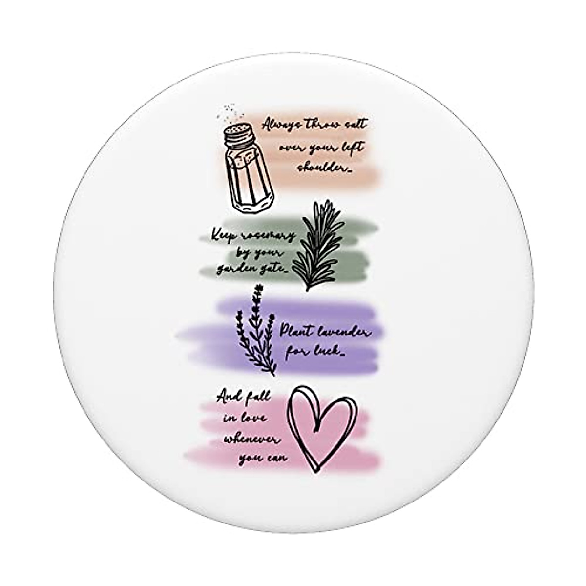 Practical Magic Witch Gardening Card Gardeners Plant Lovers PopSockets Swappable PopGrip
