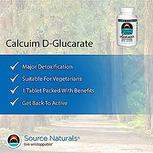 Source Naturals - Calcium D-Glucarate, 500 mg