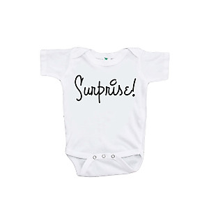 7 ate 9 Apparel Surprise! Pregnancy Announcement Onepiece