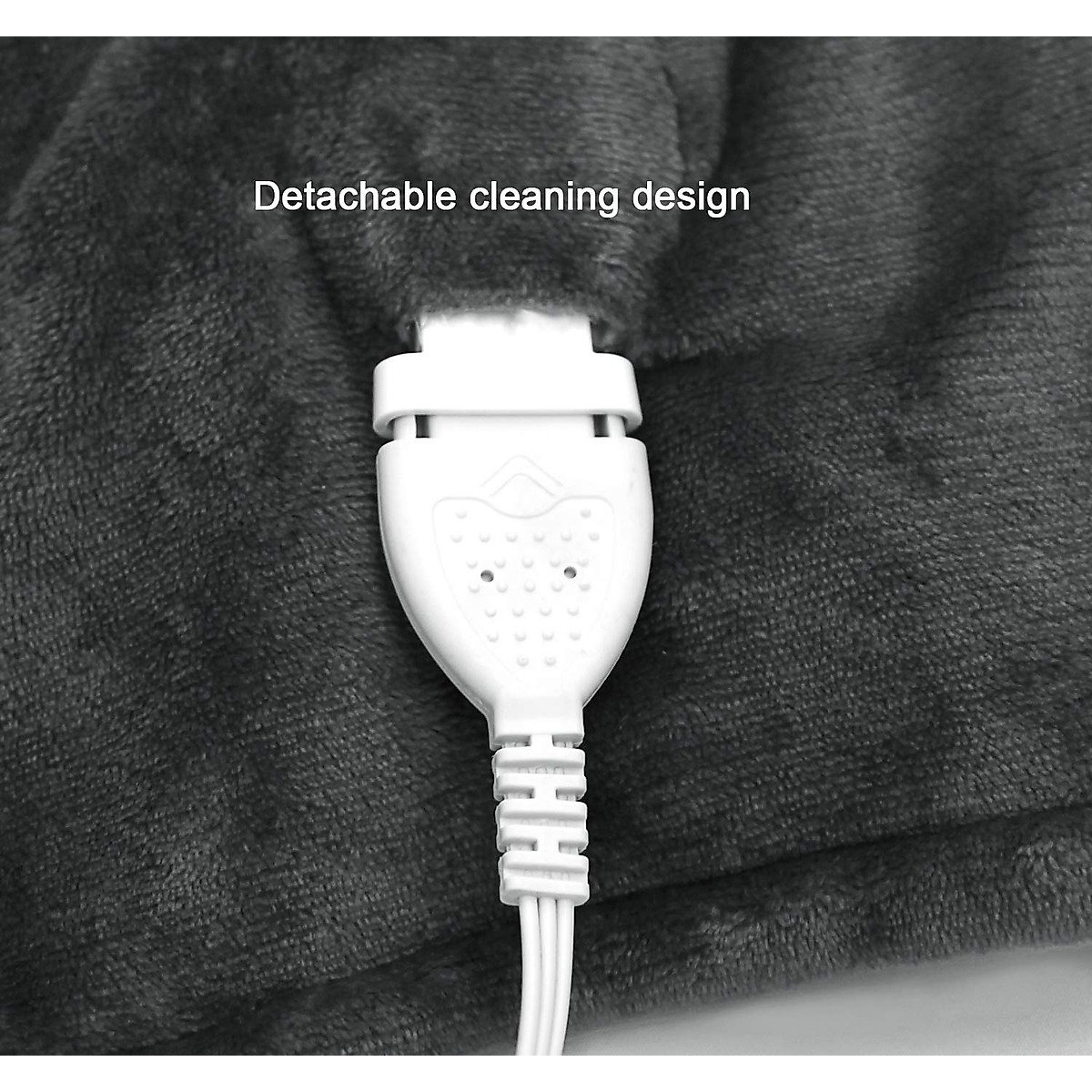 Twin Electric Blanket Heated Sherpa and Reversible Flannel Washable Throw,Fast-Heating Full Body Warming Soft with 10 Heat Settings/Safety 10 Hours Auto-Off Controller （62x84''Linen