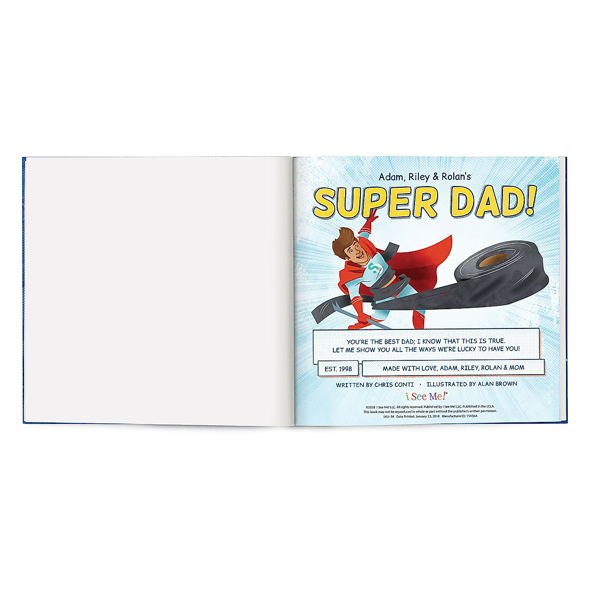 Super Dad Personalized Story, I See Me! (Hardcover)