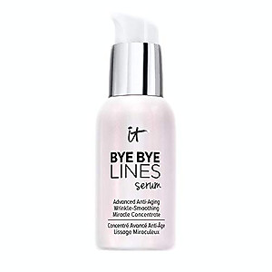 IT Cosmetics Bye Bye Lines Serum - Advanced Anti-Aging Concentrate - Restores Moisture & Vitality, Erases the Look of Fine Lines & Wrinkles - With Hyaluronic Acid & Hydrolyzed Collagen - 1.0 fl oz