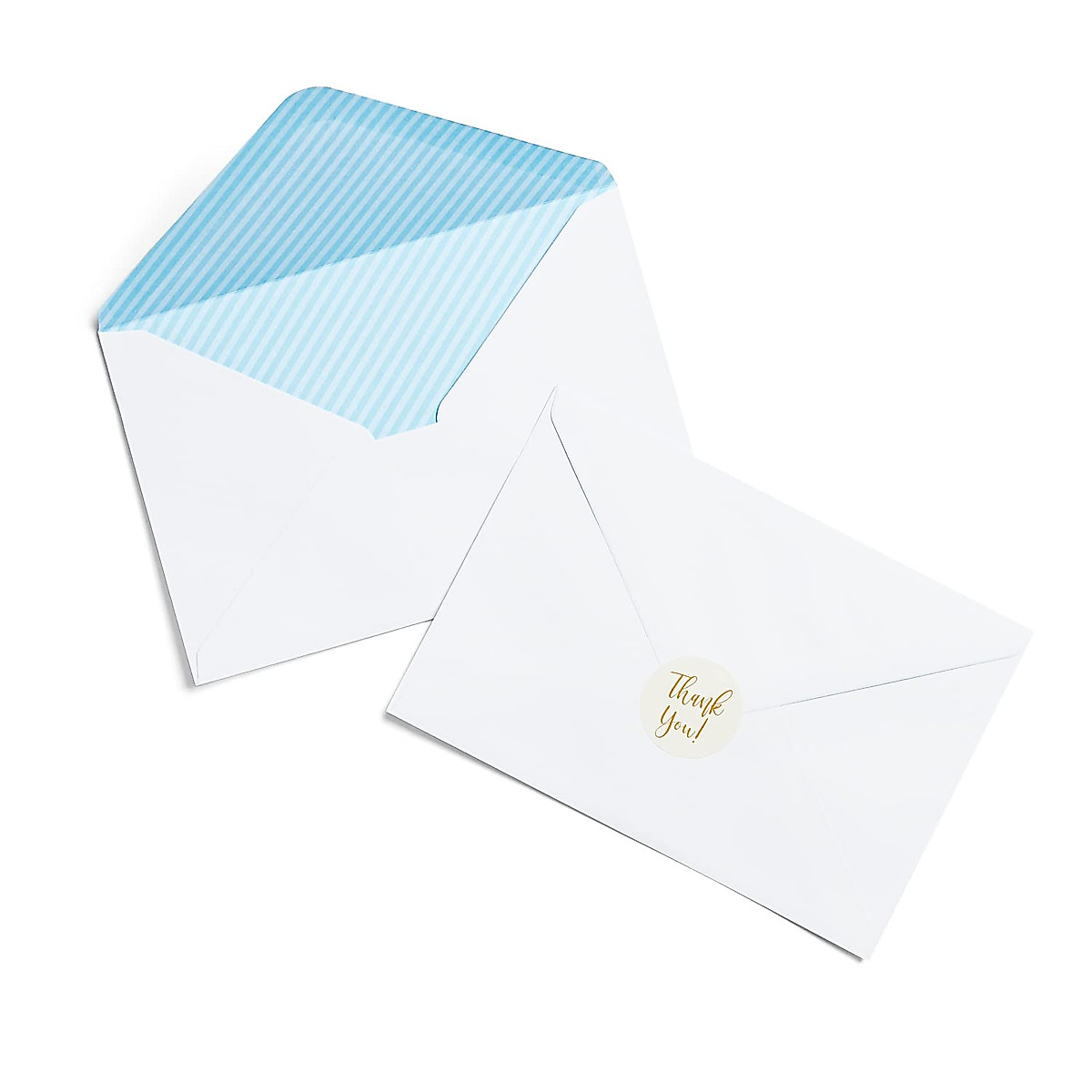 All Ewired Up 50 Teddy Bear Boy Thank You Cards for Baby Shower Birthday with Designed Envelope and Matching Seals Bearly Can Wait