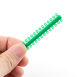 Orthodontic Ligature Ties, Multi-Color Orthodontic Elastomeric O-Rings Braces Rubber Bands, Assorted Dental Ligature Elastic Rubber Ties, 1040 Pcs