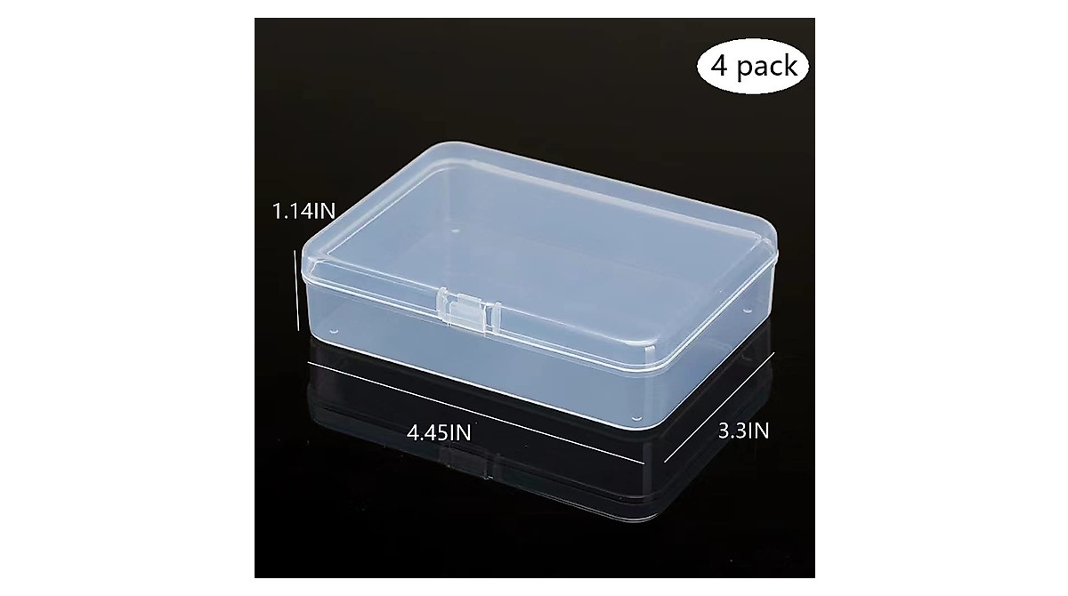 DKAOVH 4-Pack Storage Containers for Crafts & More