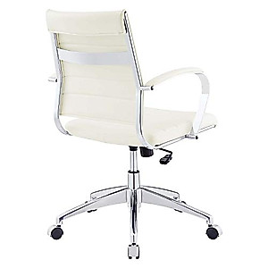 Modway Jive Office Chair, Mid Back, White
