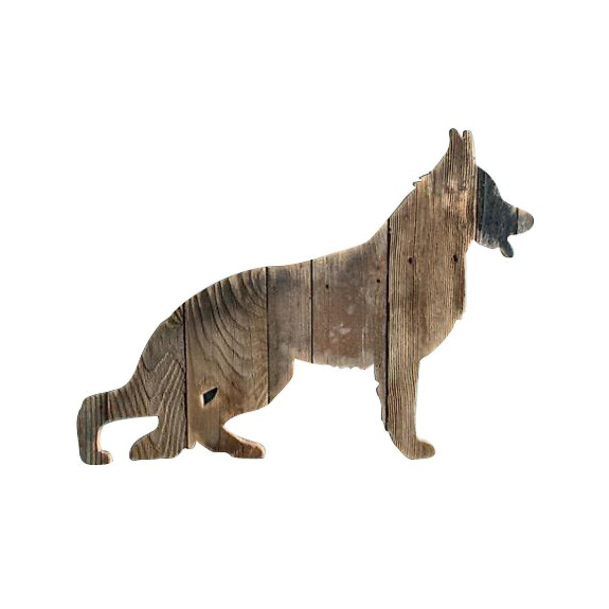 SZITOP Family Pet Wood Products Handicraft Sculpture Wall Decoration, Wooden Dog Carving Ornaments, Art Home Decor Dog Wall Decoration, Decor for Home and Garden (German Shepherd)